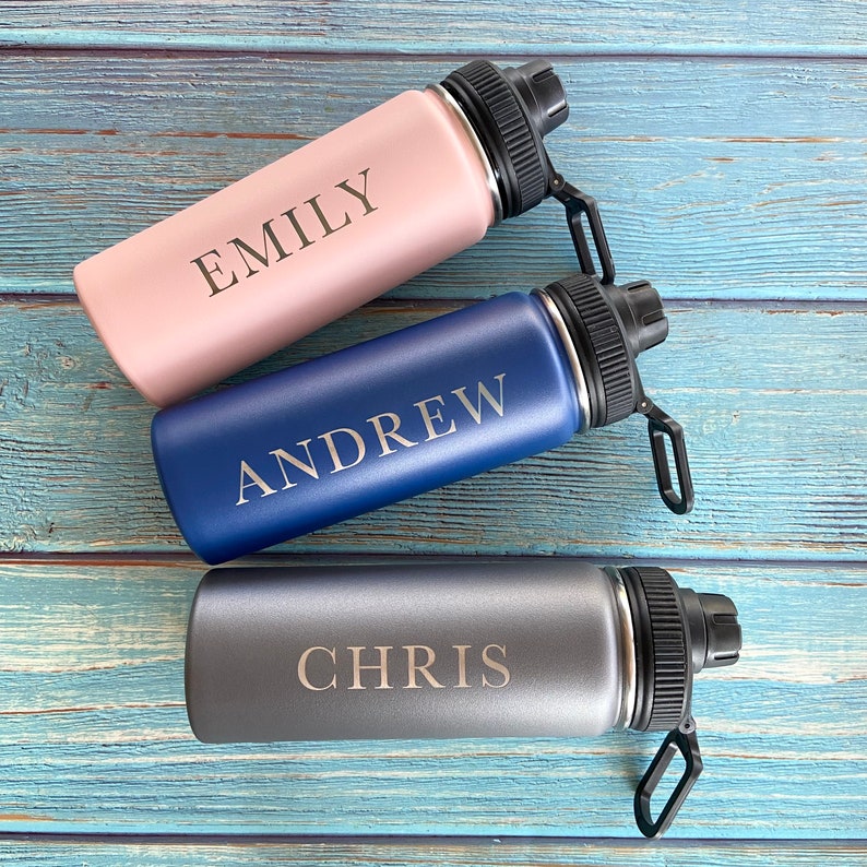 Custom Water Bottle Personalized Water Bottle Sports Water - Etsy