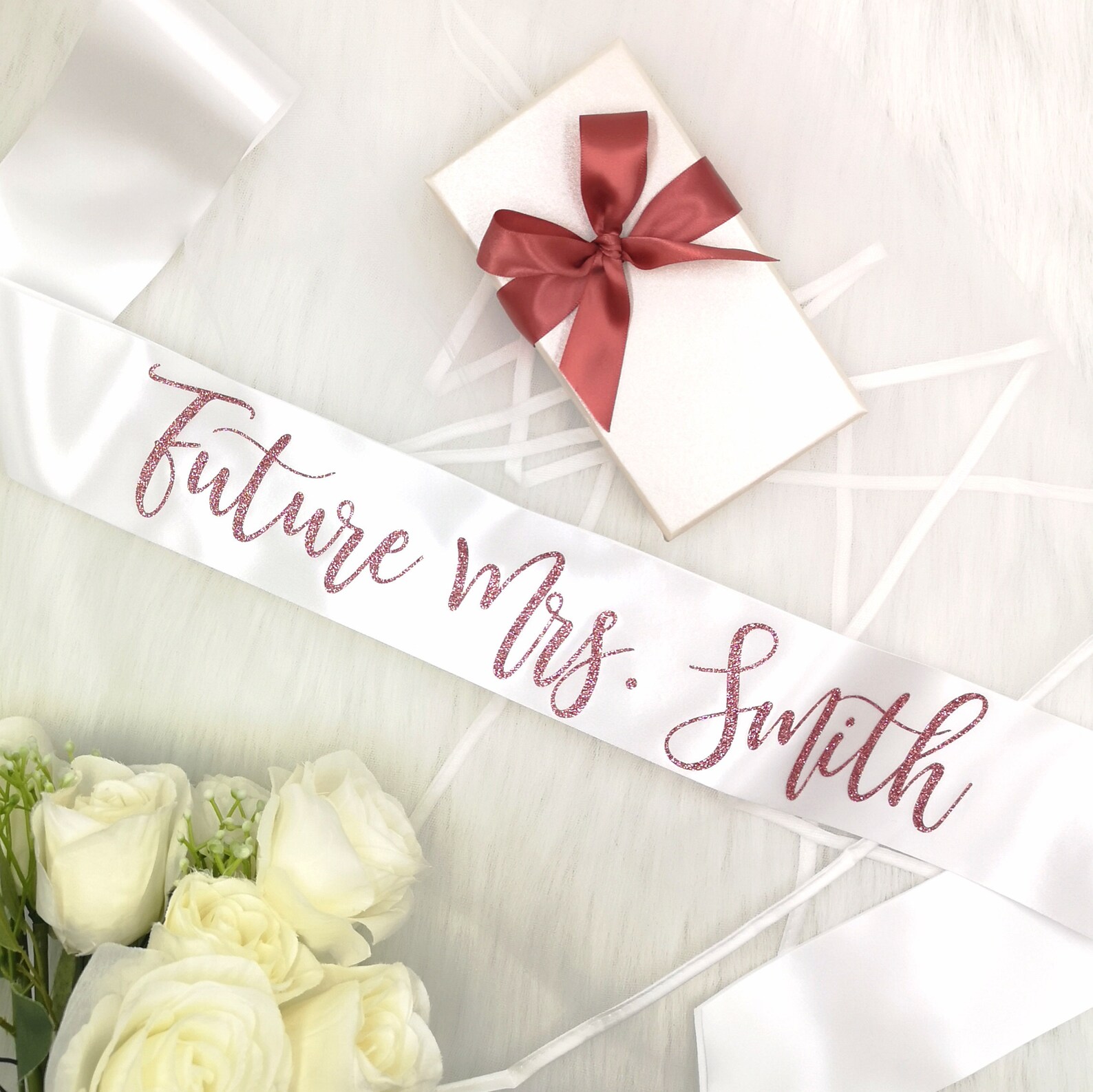 Custom Bridal Sash Personalized Bridal Sash Future Mrs. - Etsy