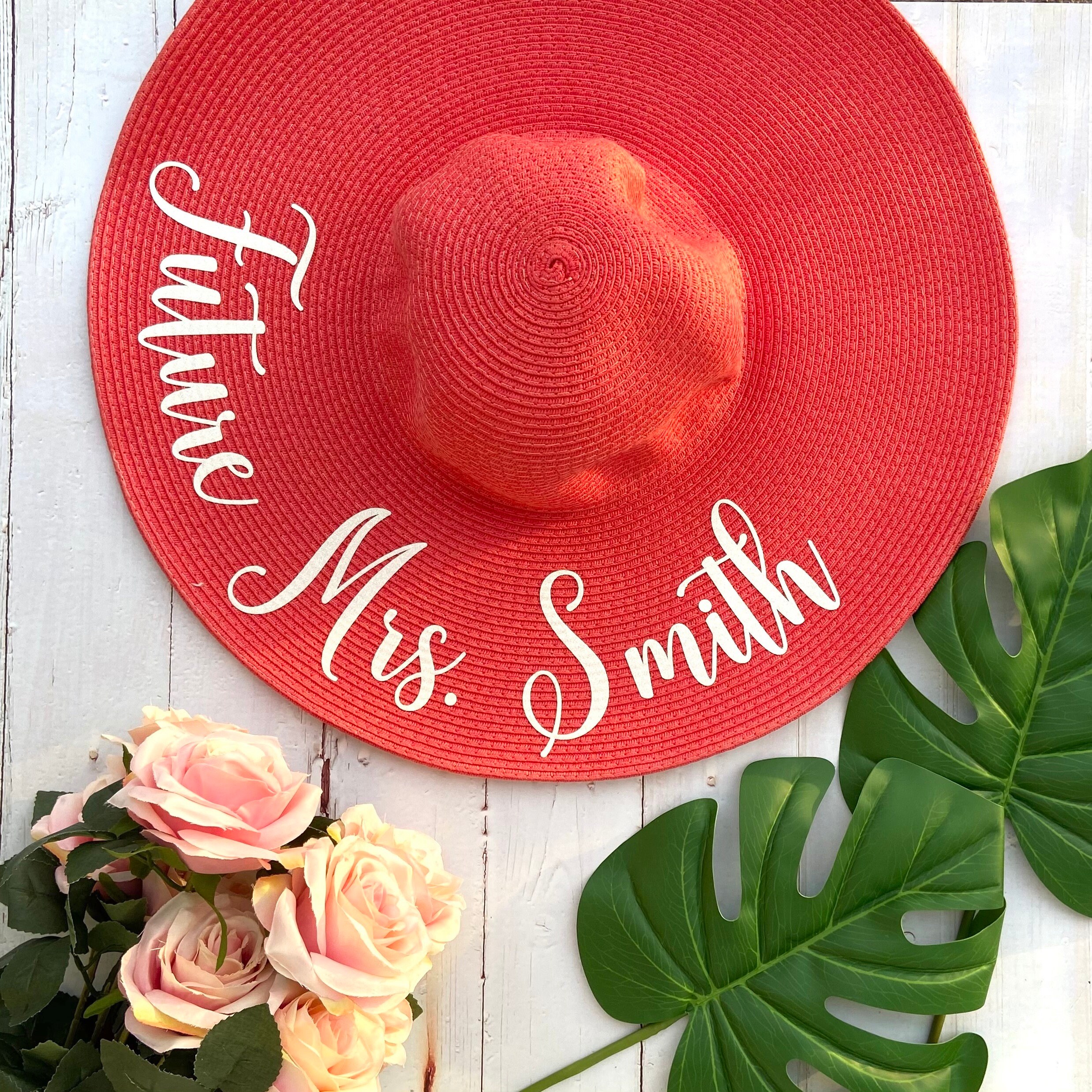 Custom Floppy Hat | Floppy Beach Hat | Floppy Hat With Name ...