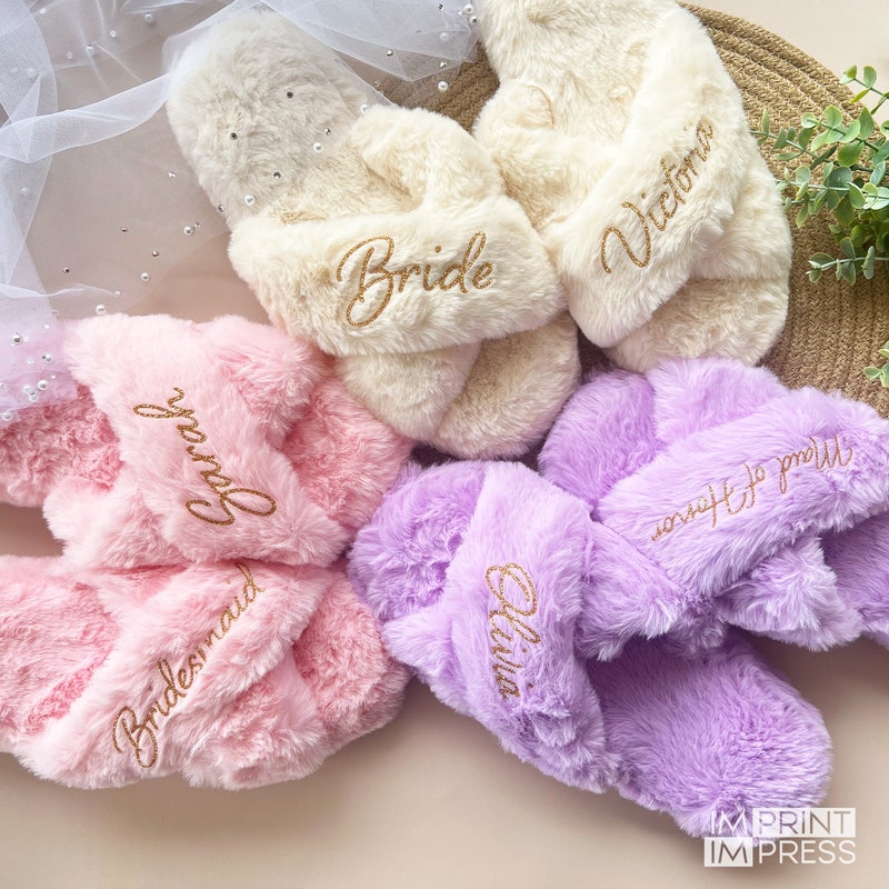 Bride Slippers - Etsy