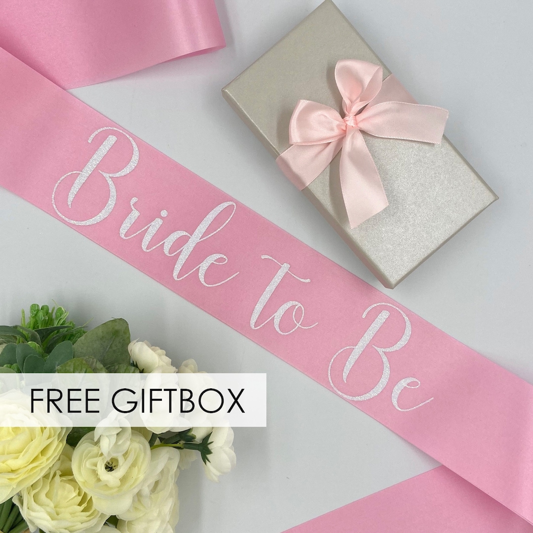 Custom Bridal Sash | Personalized Bridal Sash | Bride to Be Sash ...