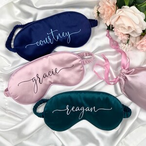 Custom Eye Mask Personalized Sleep Mask Custom Satin Eye - Etsy