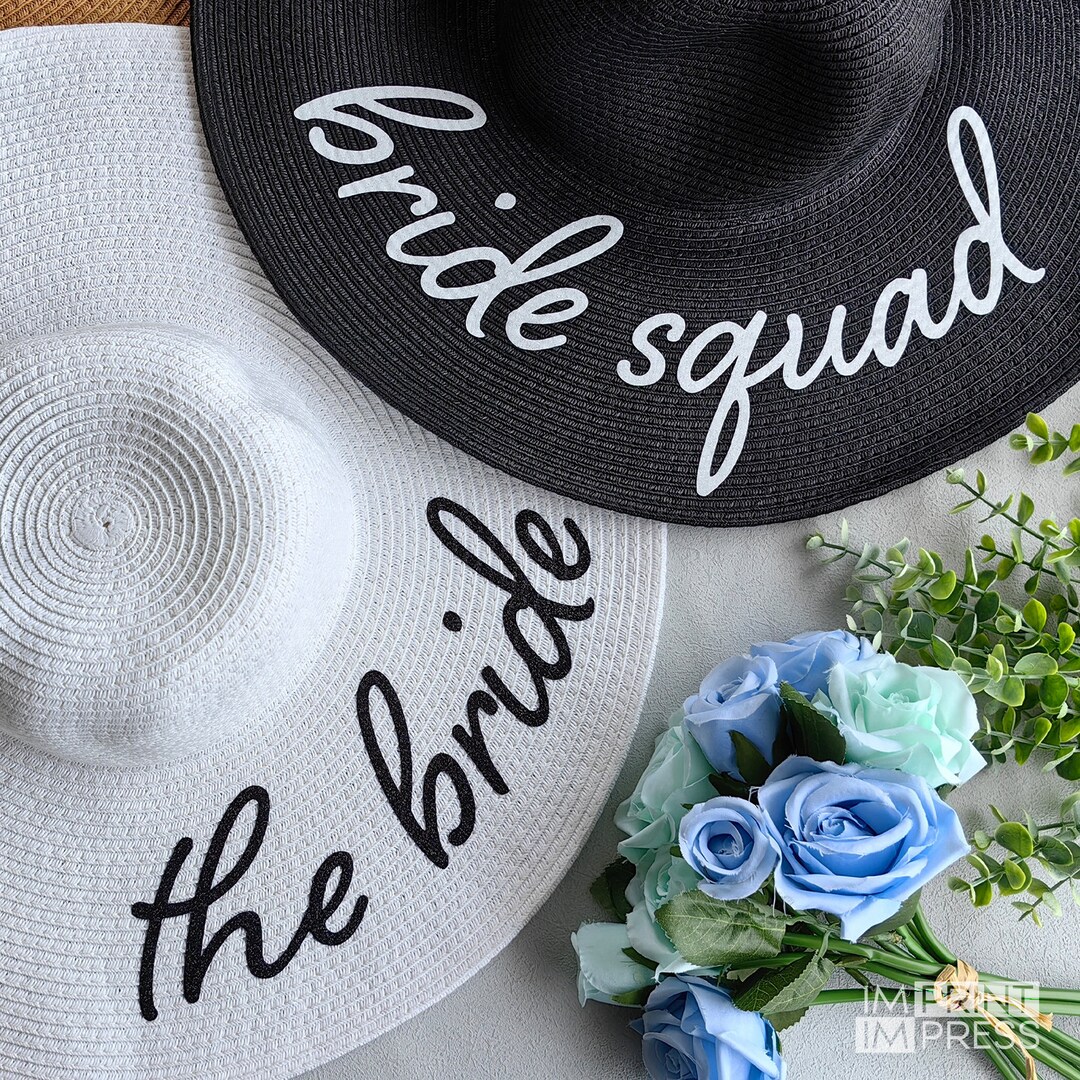 Custom Wire-brim Hat | Personalized Beach Hat | Brim Hat With Name ...