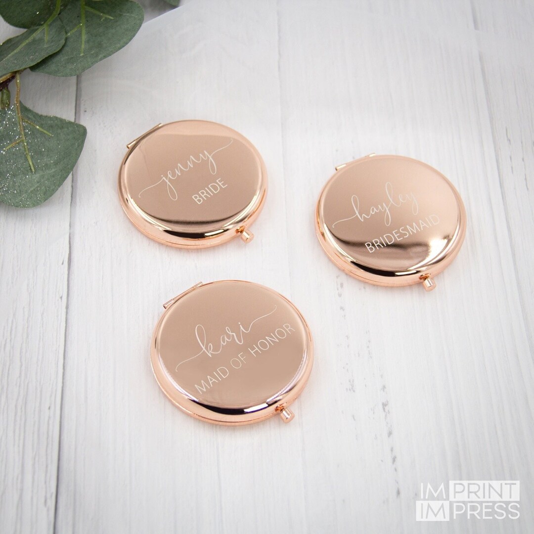 Personalized Compact Mirror Custom Gift for Her Mirror - Etsy