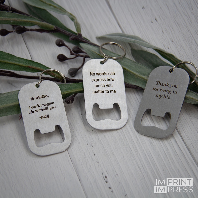 Custom Key Chains Bottle Openers - Etsy