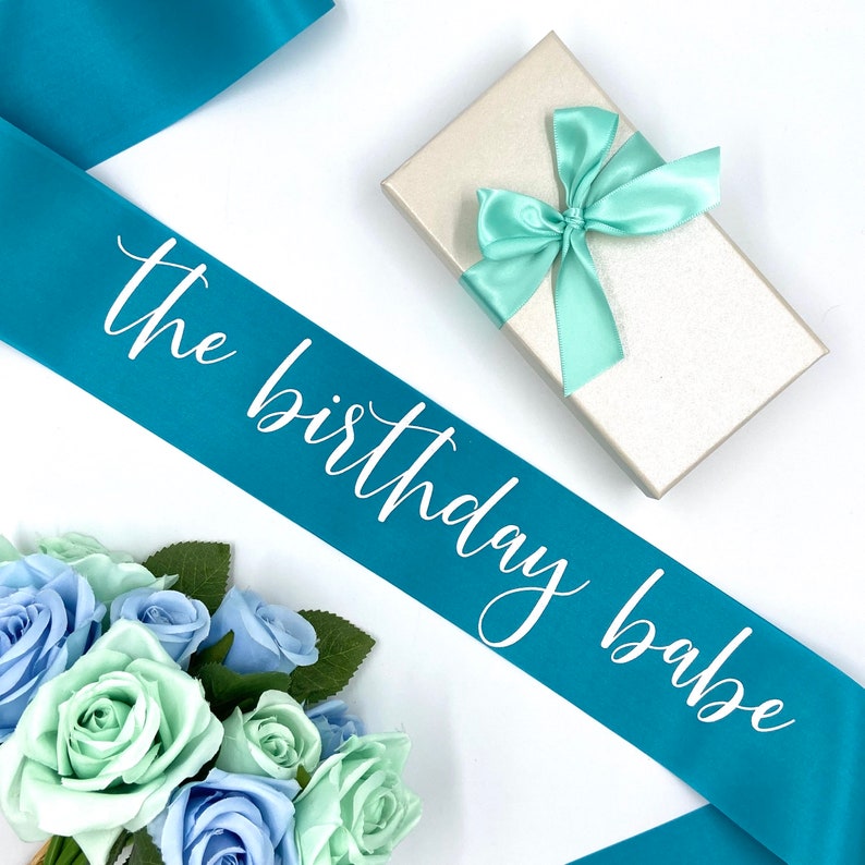 Custom Birthday Sash Personalized Birthday Sash Birthday - Etsy
