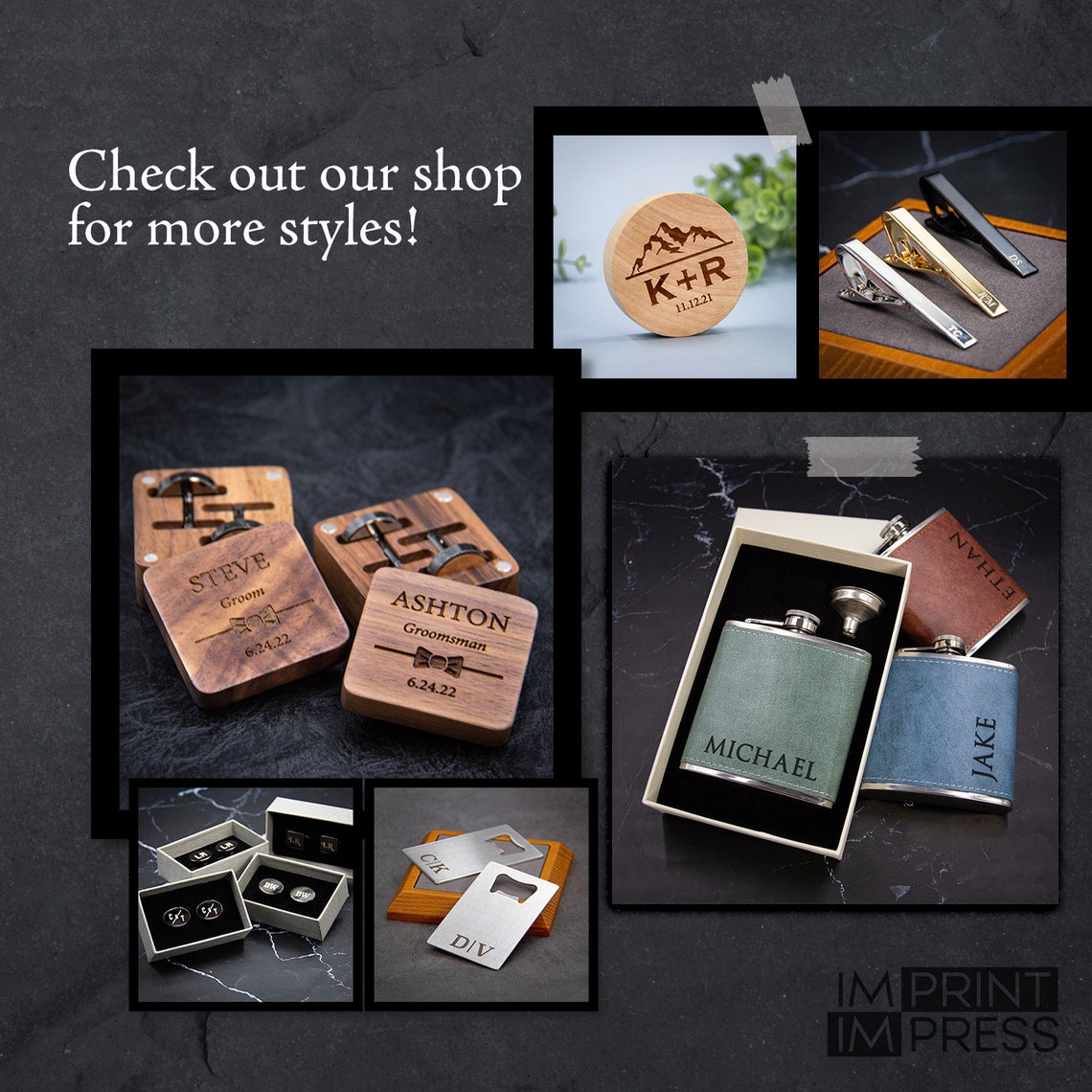 Custom Mini Bottle Opener | Groomsmen Bottle Openers | Wallet Sized ...