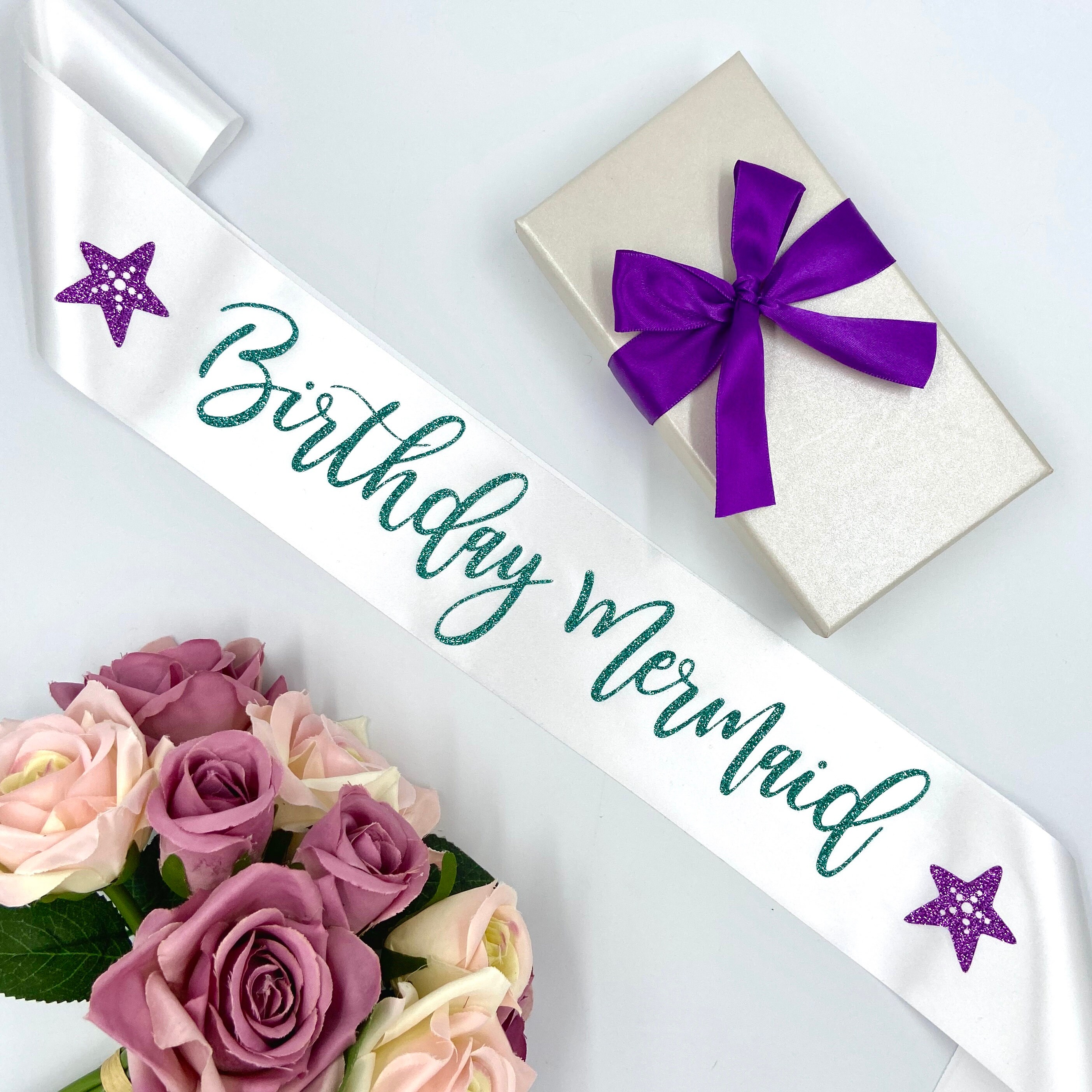 Custom Girl Sash Custom Child Sash Birthday Mermaid Sash - Etsy