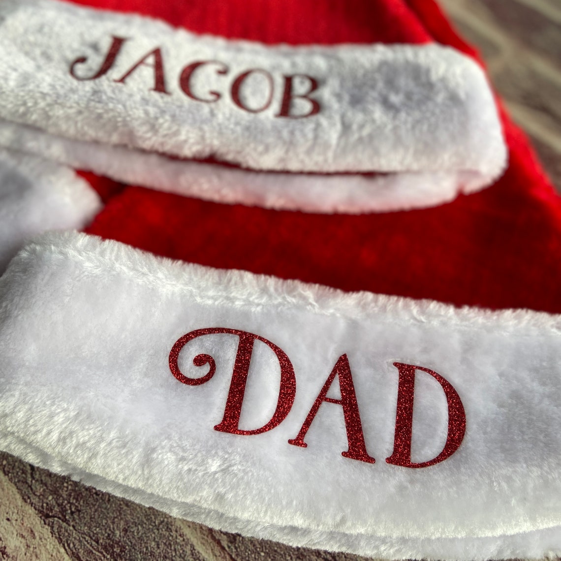 Personalized Santa Hat Custom Christmas Hat Santa Hat - Etsy
