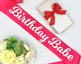 Custom Birthday Sash Personalized Birthday Sash Birthday | Etsy
