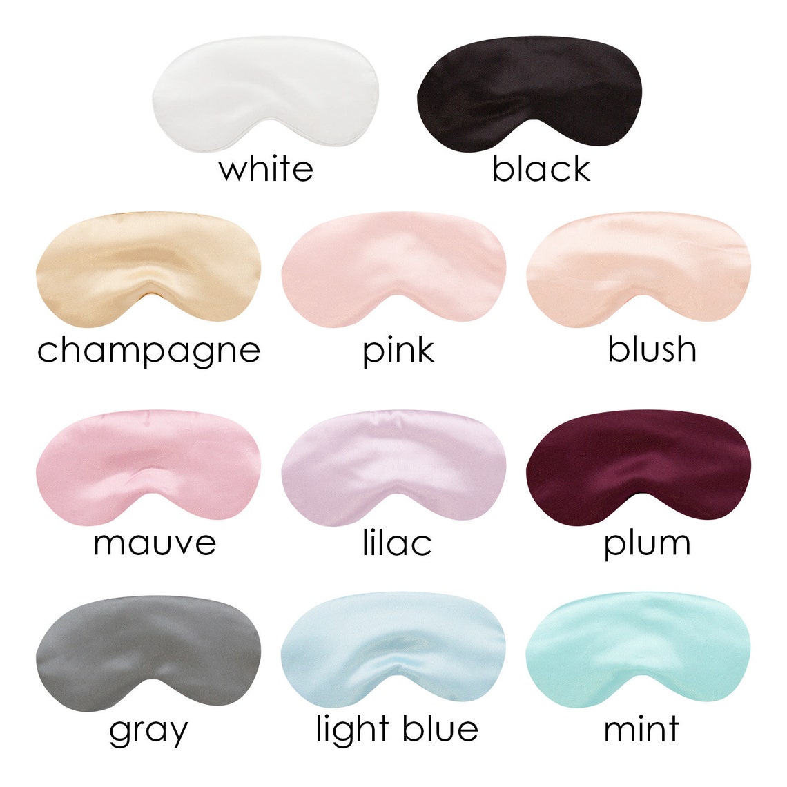 Custom Eye Mask Personalized Sleep Mask Custom Satin Eye - Etsy