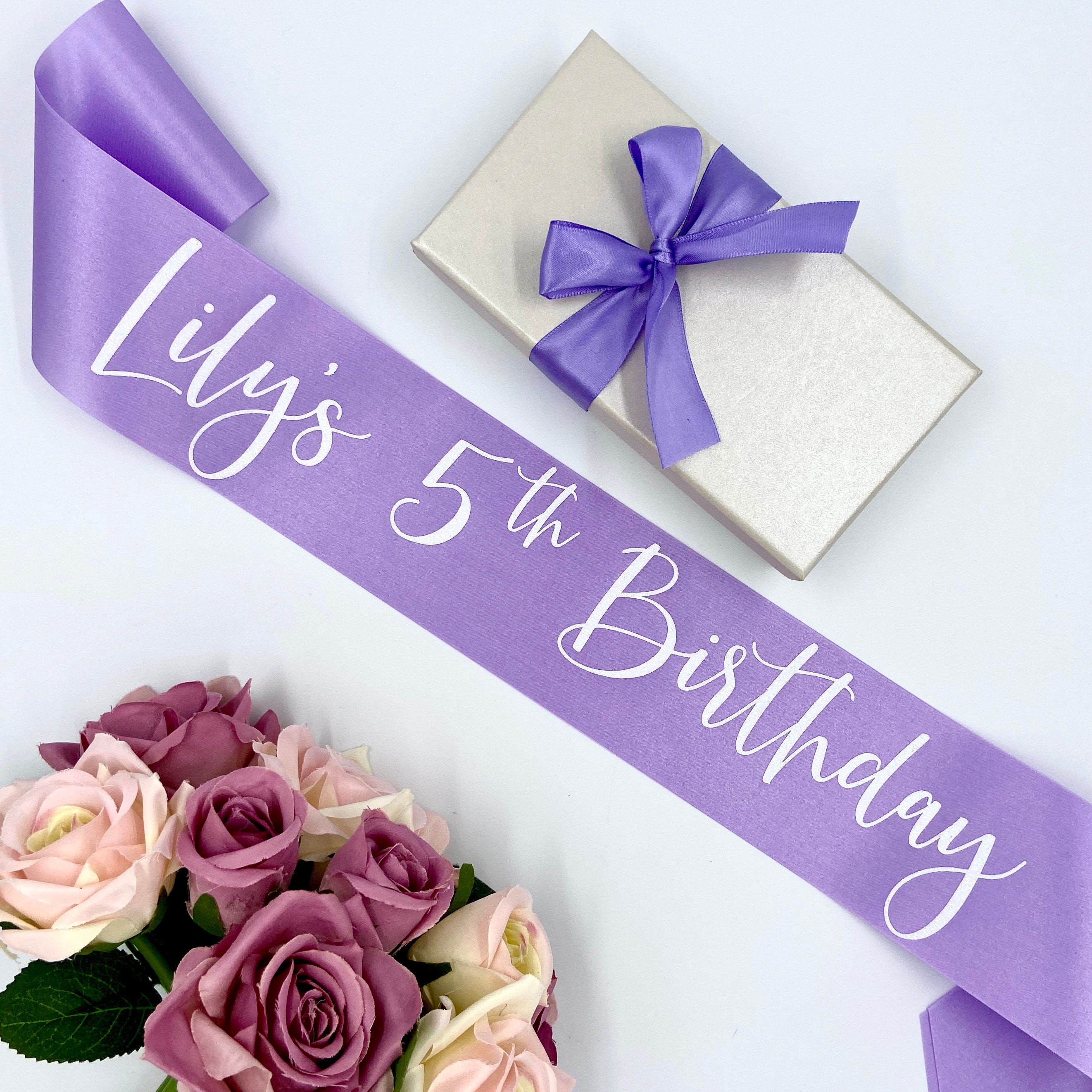 Custom Girl Sash Custom Child Sash Birthday Girl Sash - Etsy