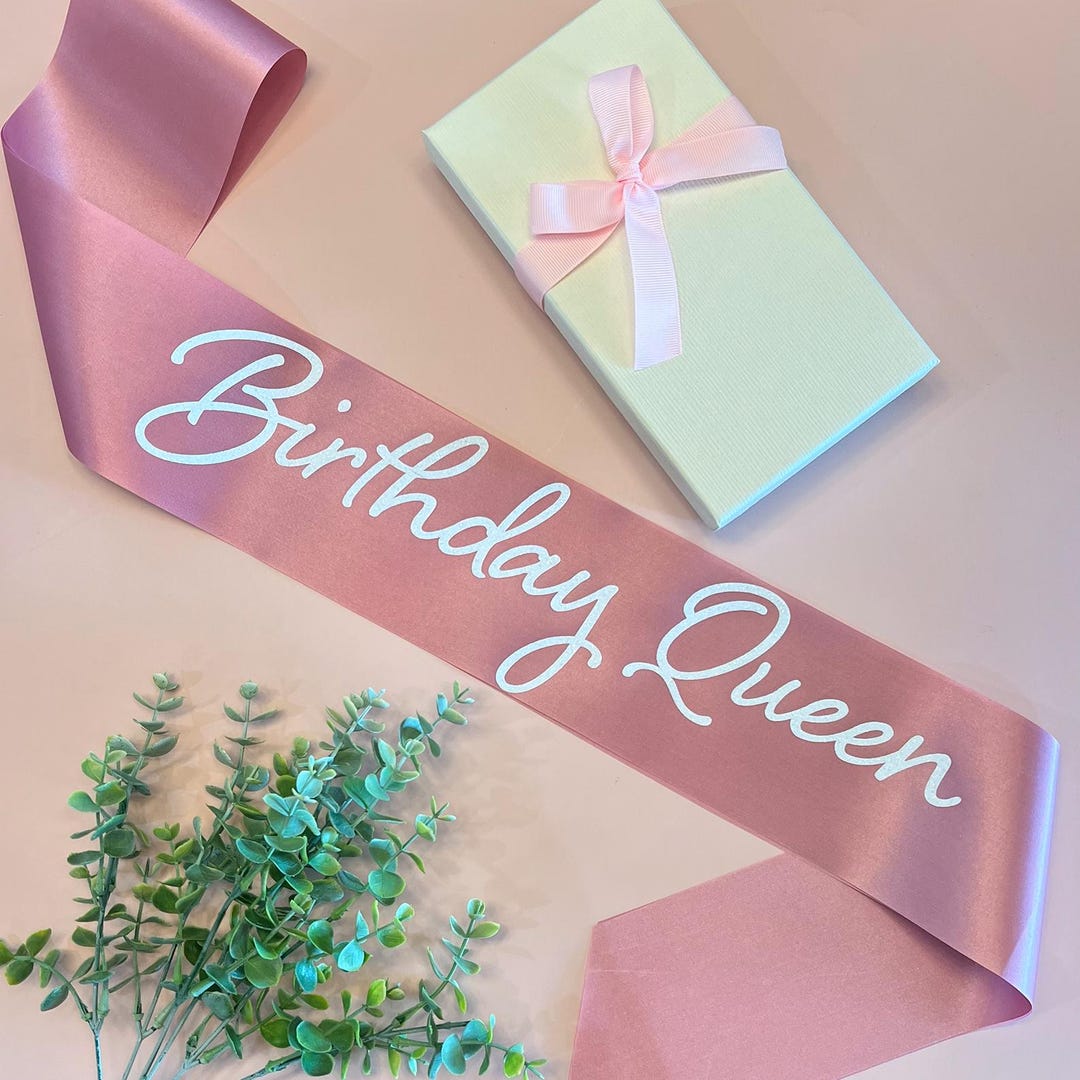 Custom Birthday Sash | 21st Birthday Sash | Birthday Queen Prop | Sweet ...