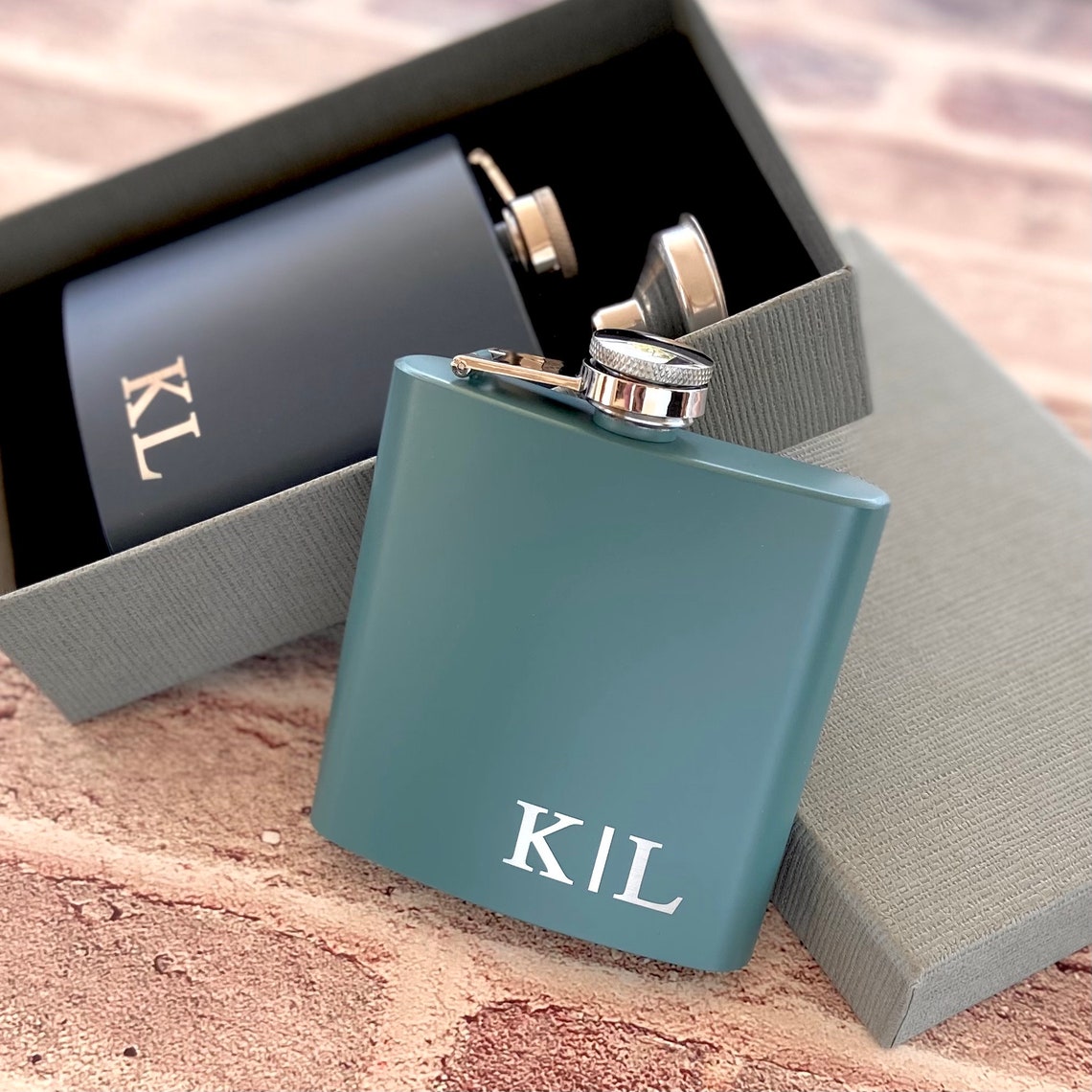 Laser Engraved Flask Engraved Mens Flask Personalized Mens - Etsy