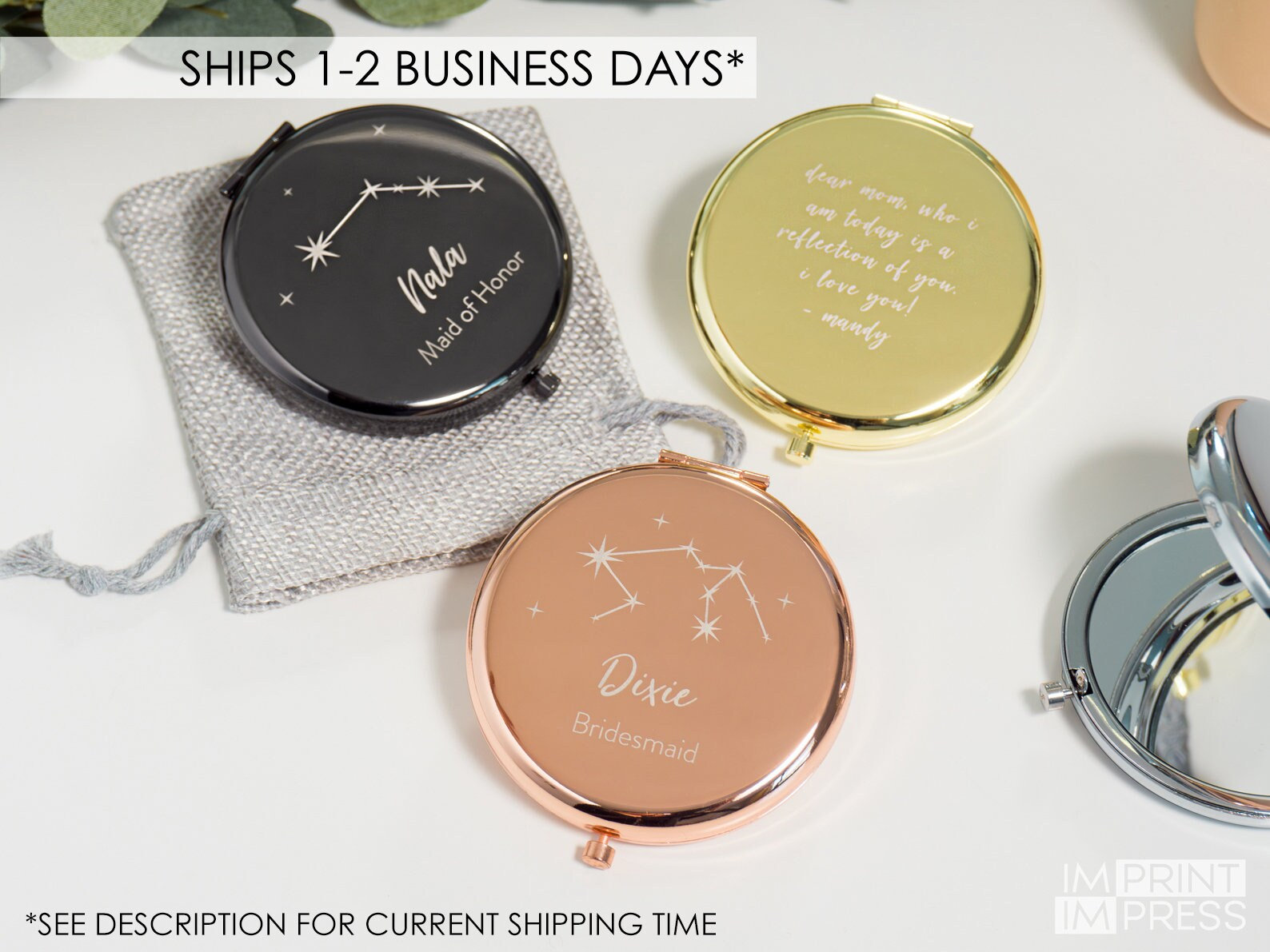 Personalized Compact Mirrors