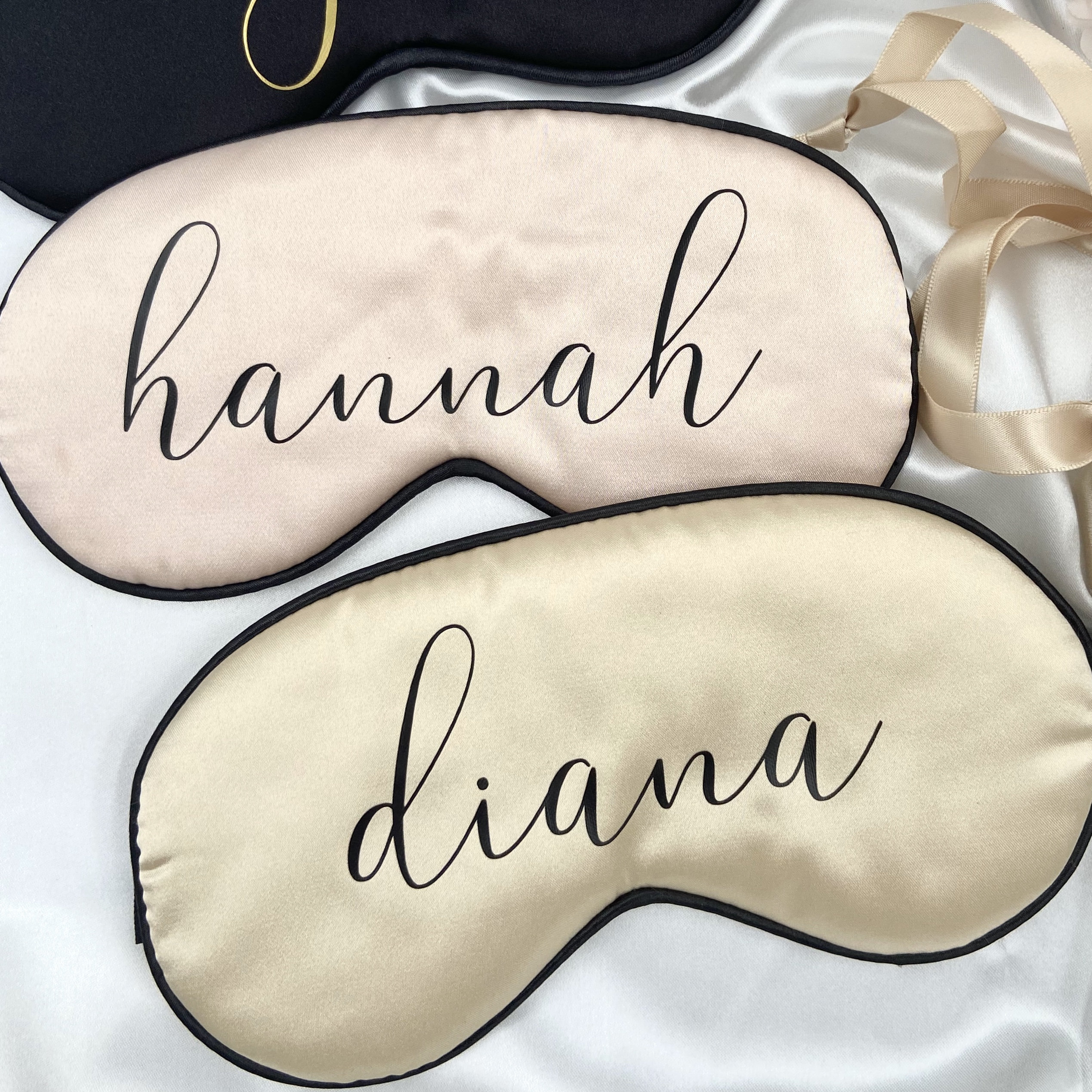 Custom Eye Mask Personalized Sleep Mask Custom Satin Eye - Etsy