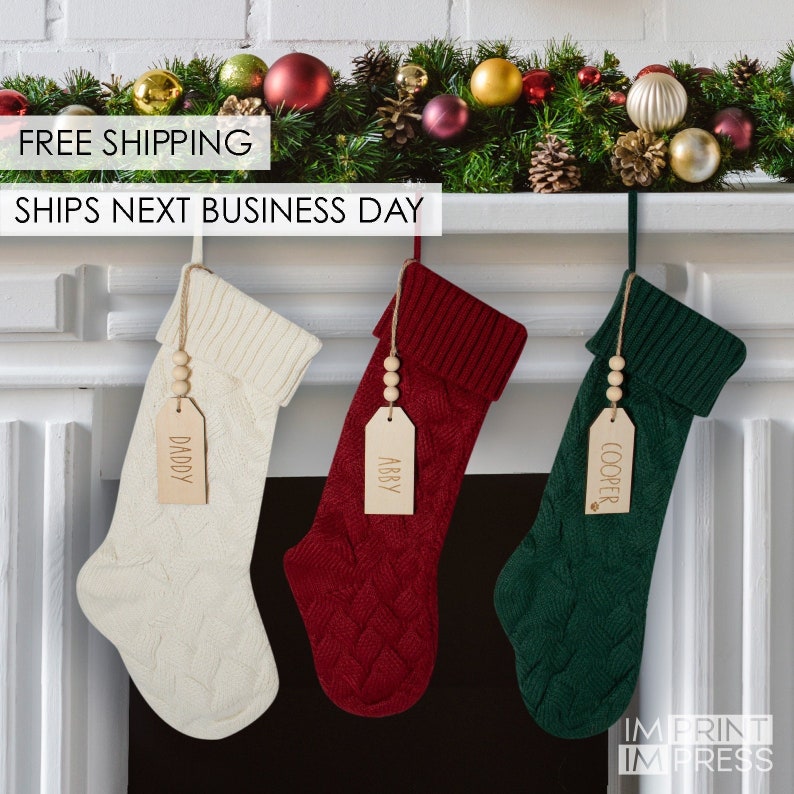 Custom Christmas Stocking Personalized Christmas Stocking - Etsy