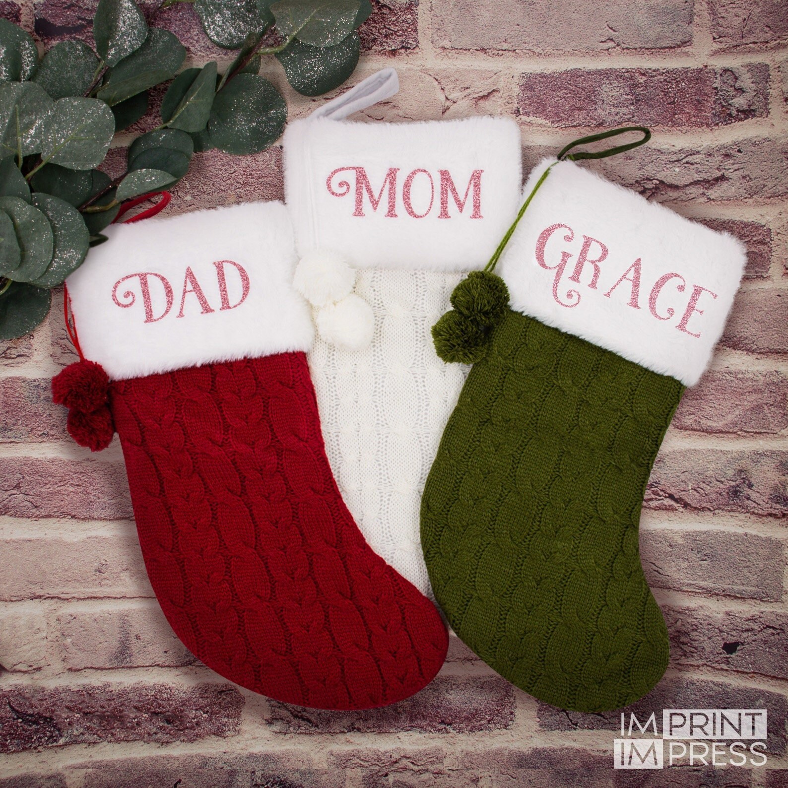 Personalized Christmas Stocking Custom Christmas Stocking - Etsy