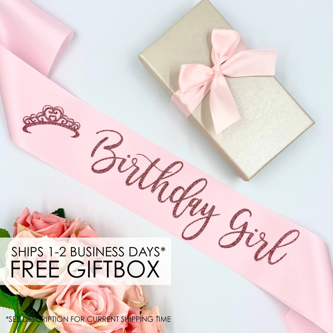 Custom Girl Sash Custom Child Sash Birthday Girl Sash - Etsy