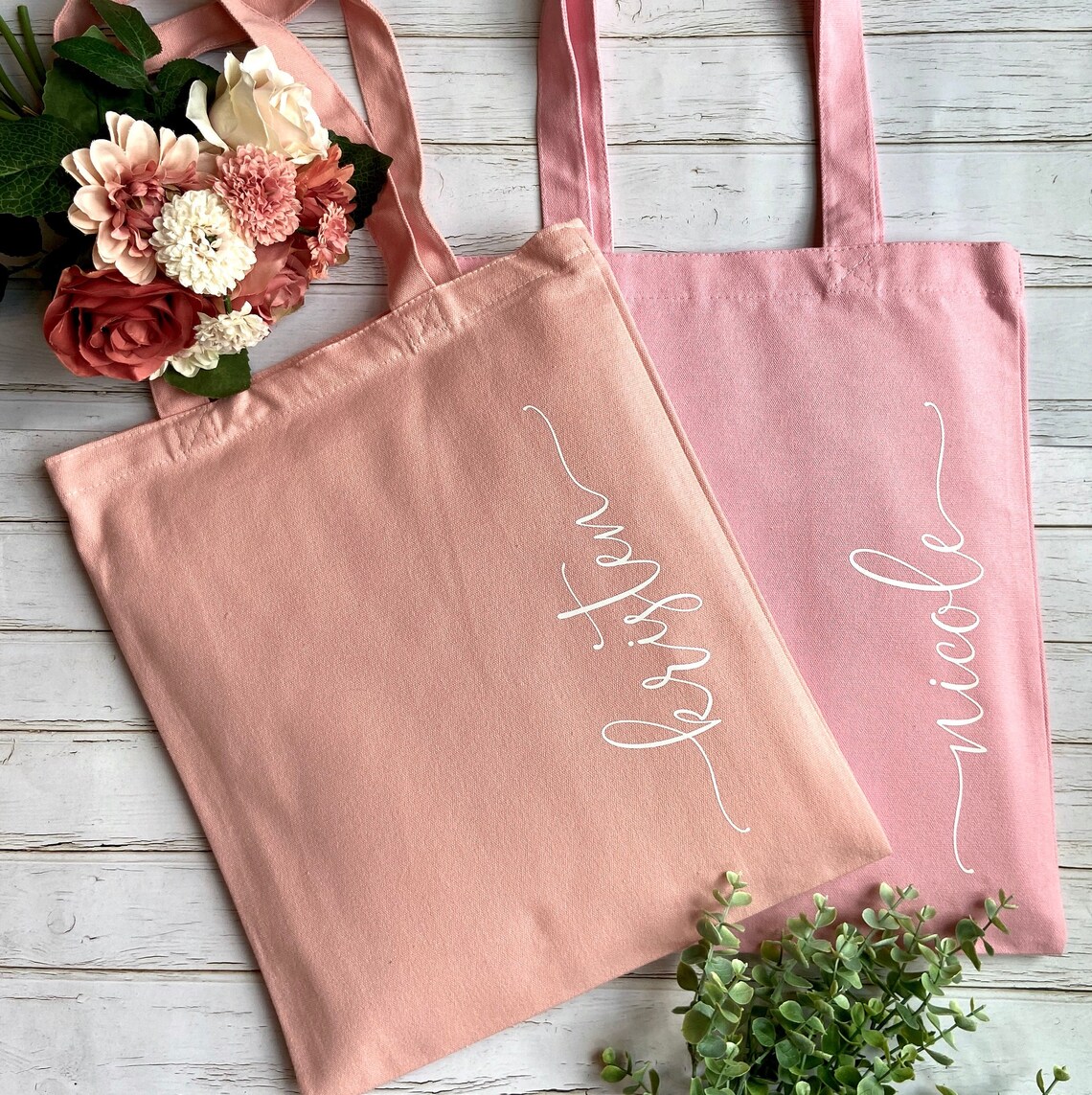 Custom Tote Bag Personalized Tote Bag Bridesmaid Tote Bag - Etsy