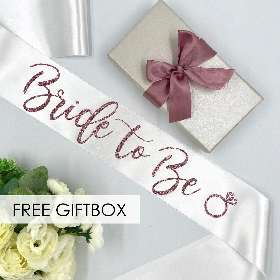 Custom Bridal Sash Personalized Bridal Sash Bride to Be Ring Sash Bride ...