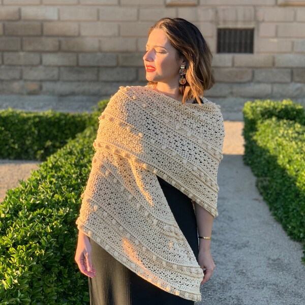 Macrame Shawl - Etsy