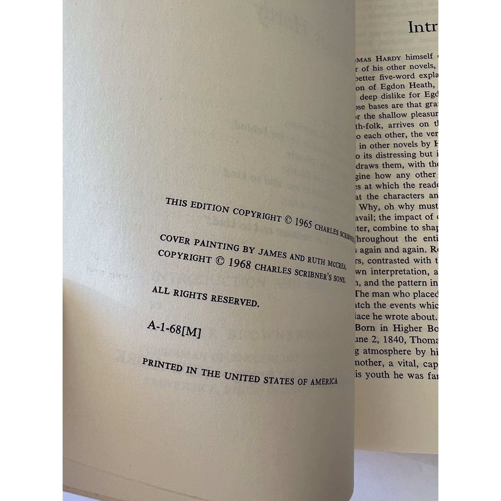 The Return of the Native by Thomas Hardy Paperback Vintage - Etsy