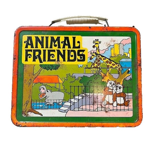 Vintage Lunch Box - Etsy