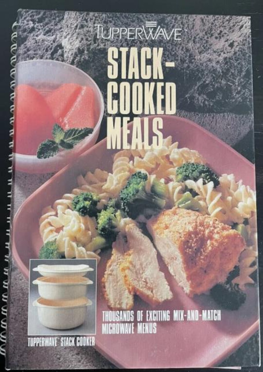 Tupperware Tupperwave Stack Cooked Meals Microwave Cookbook Recipe Book ...