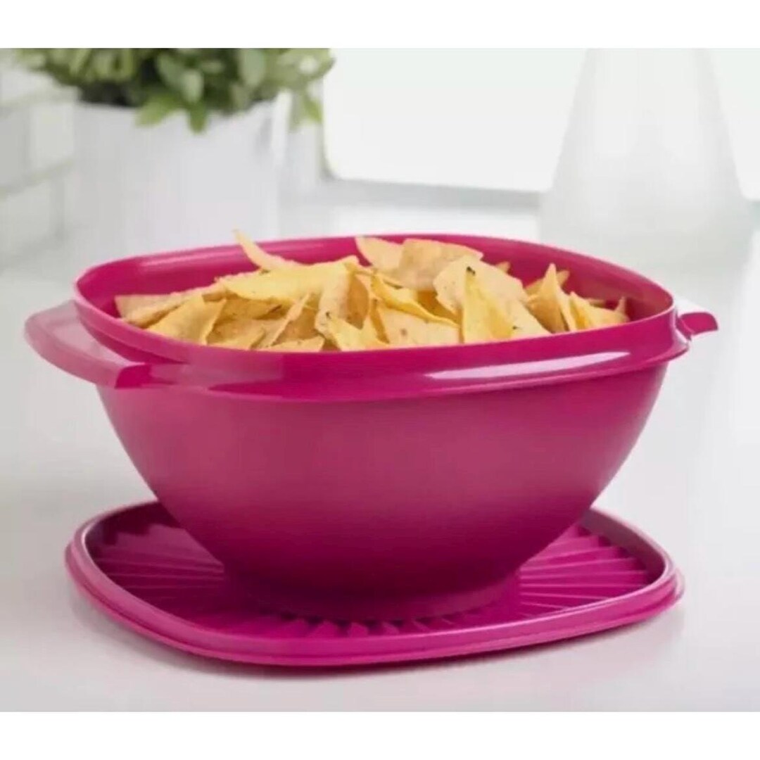 Tupperware Servalier Bowl 2.8L / 11.75 Cups Bowl Rubine Red Brand New ...
