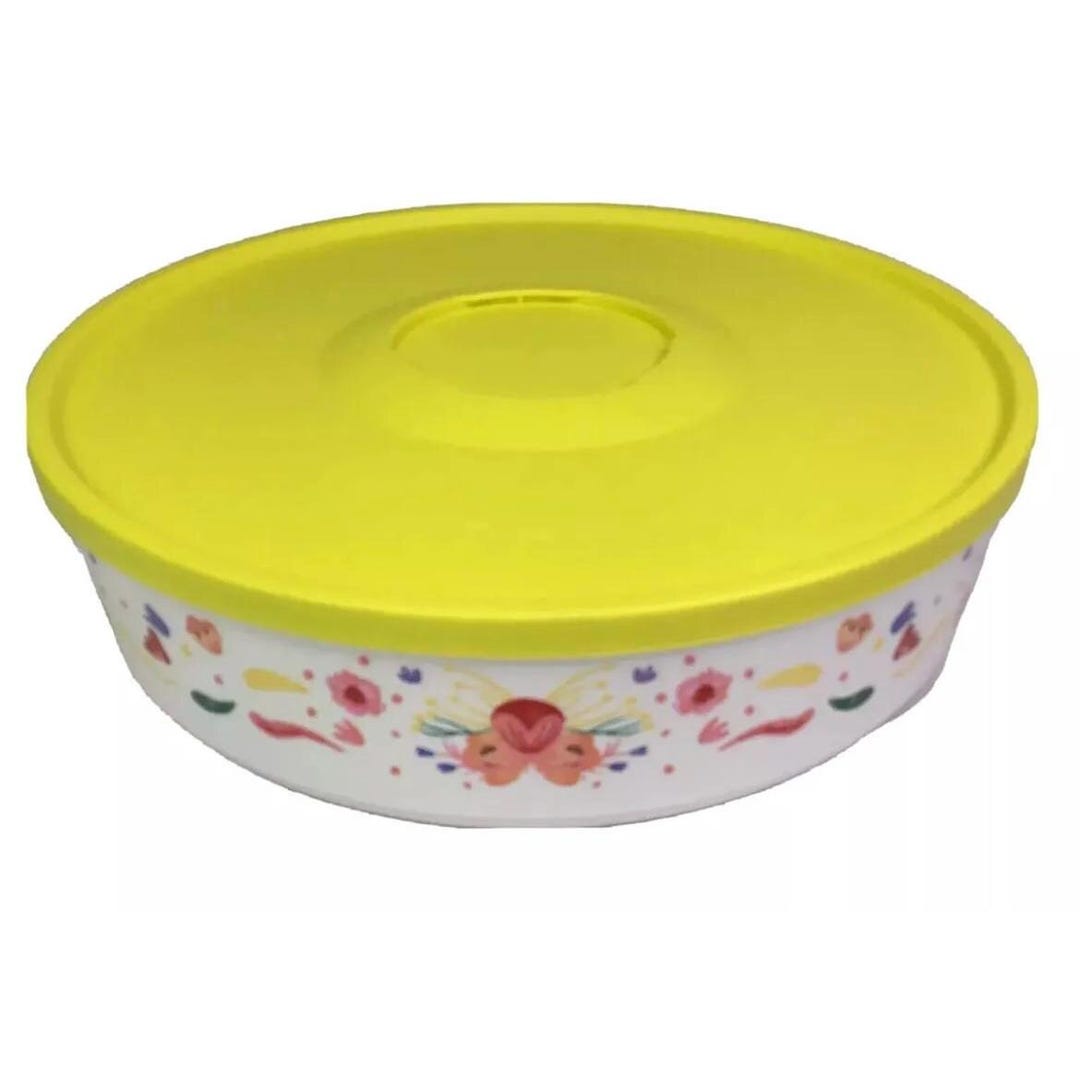 Tupperware Food Storage Snack Container Ilumina Flowers Canister 2.5L ...