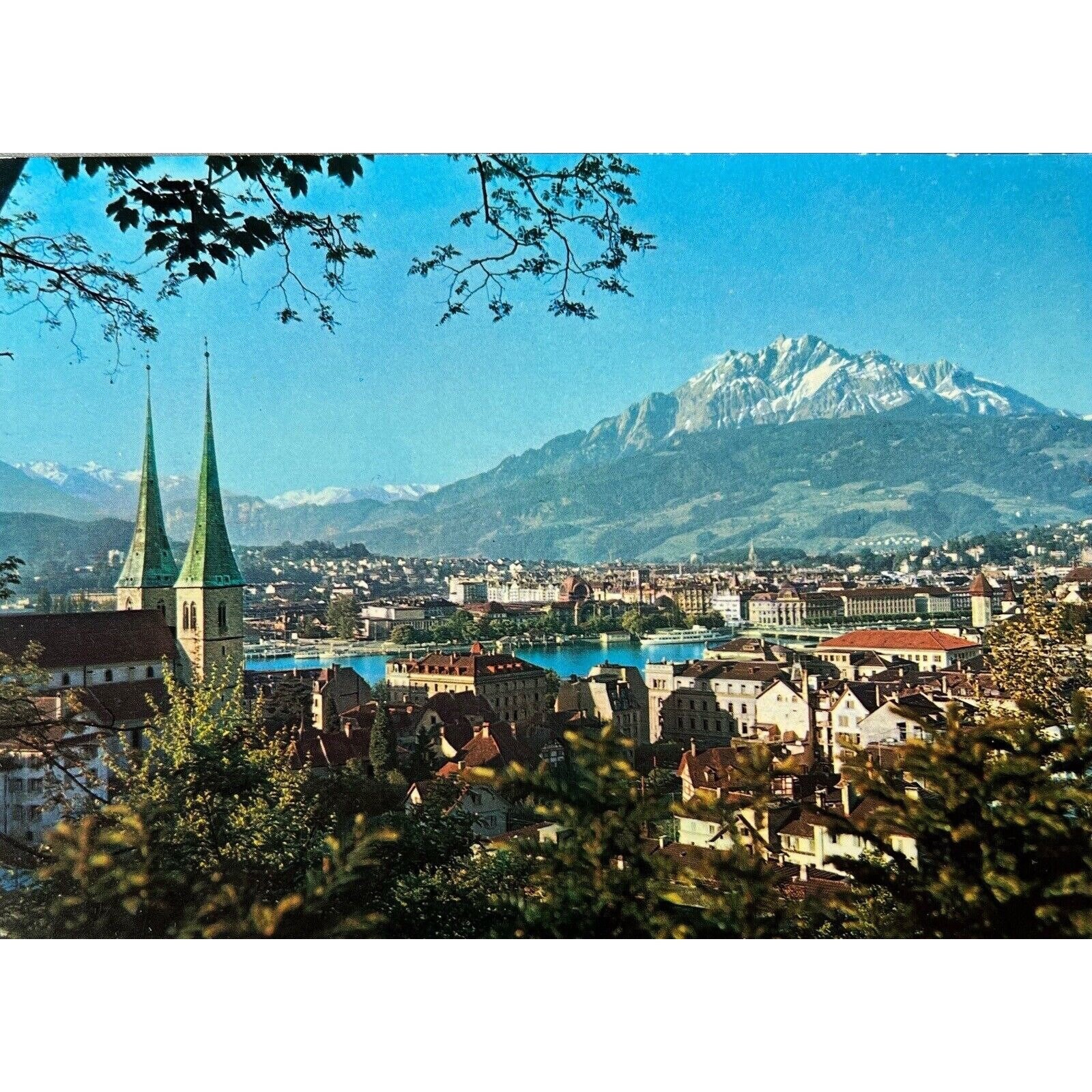 Postcard Luzern/lucerne Mount Pilatus Switzerland - Etsy