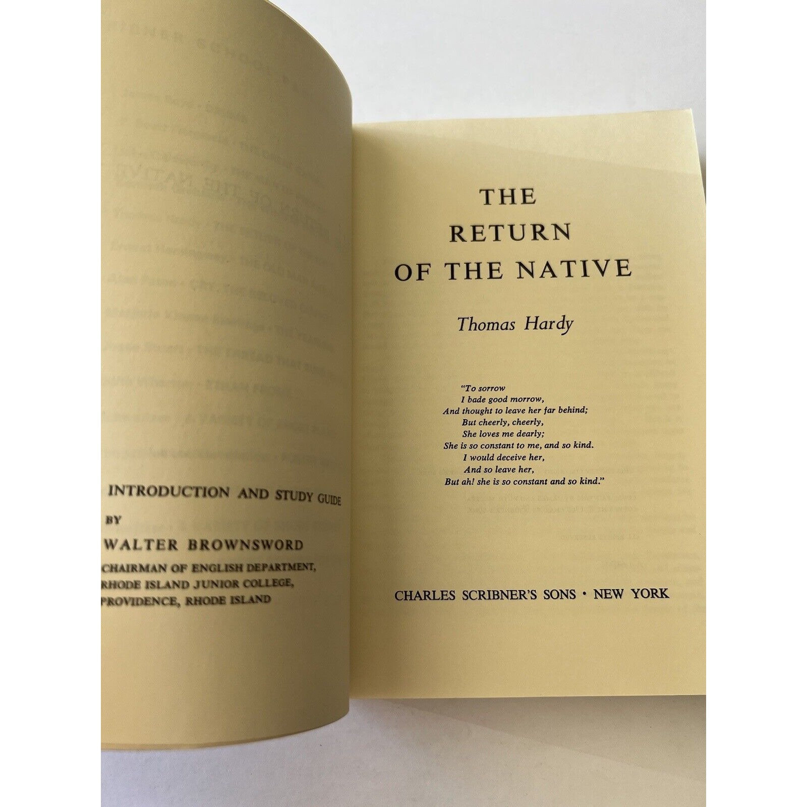 The Return of the Native by Thomas Hardy Paperback Vintage - Etsy