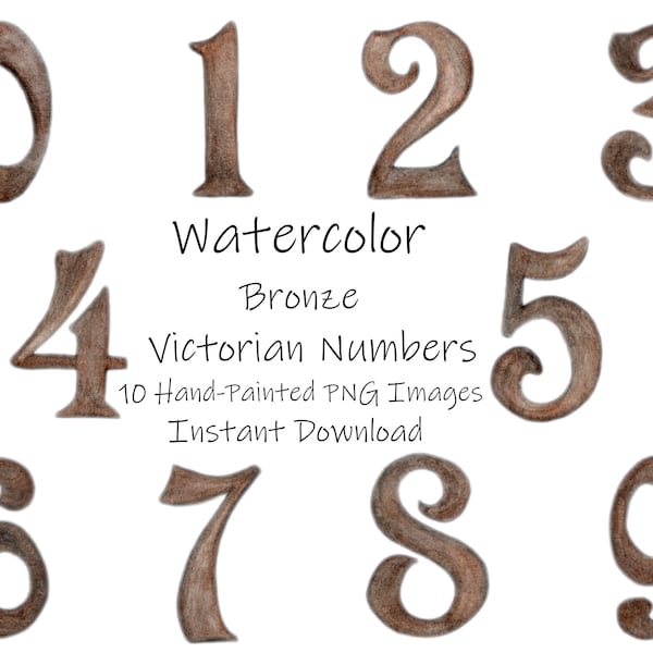 Victorian Number - Etsy