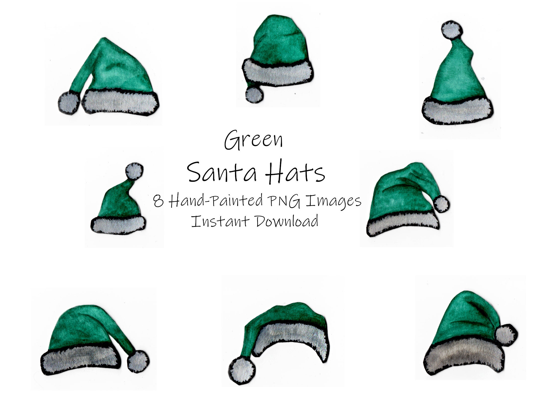 Green Santa Hat Png