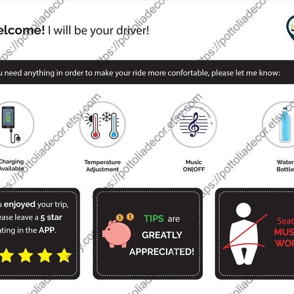 Printable Uber Sign - Etsy