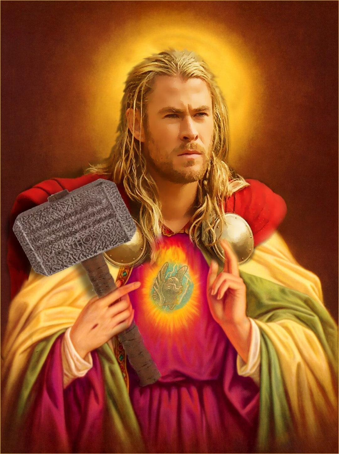 Saint Thor Print 11x14 or 8x10 - Etsy
