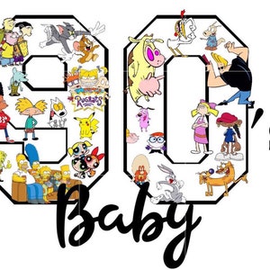 INSTANT DOWNLOAD (90’s Baby Jpg. Great for SUBLIMATION or Pnc - Etsy