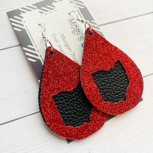 Ohio State Faux Leather - Etsy