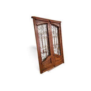 Antique Distressed French Door, Hand Carved Custom Door for Exterior ...