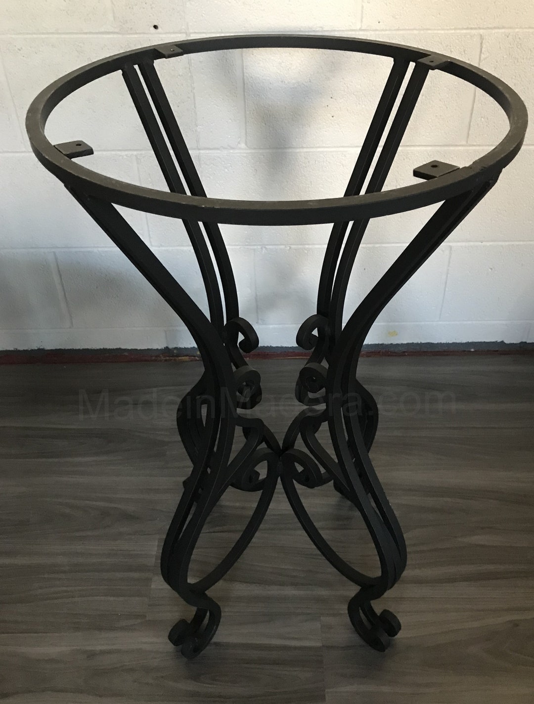 Forged-iron Table Bases Wrought Iron Table Base Foyer Table - Etsy
