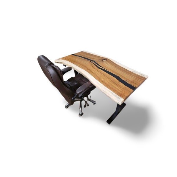 Live Edge Desk - Etsy