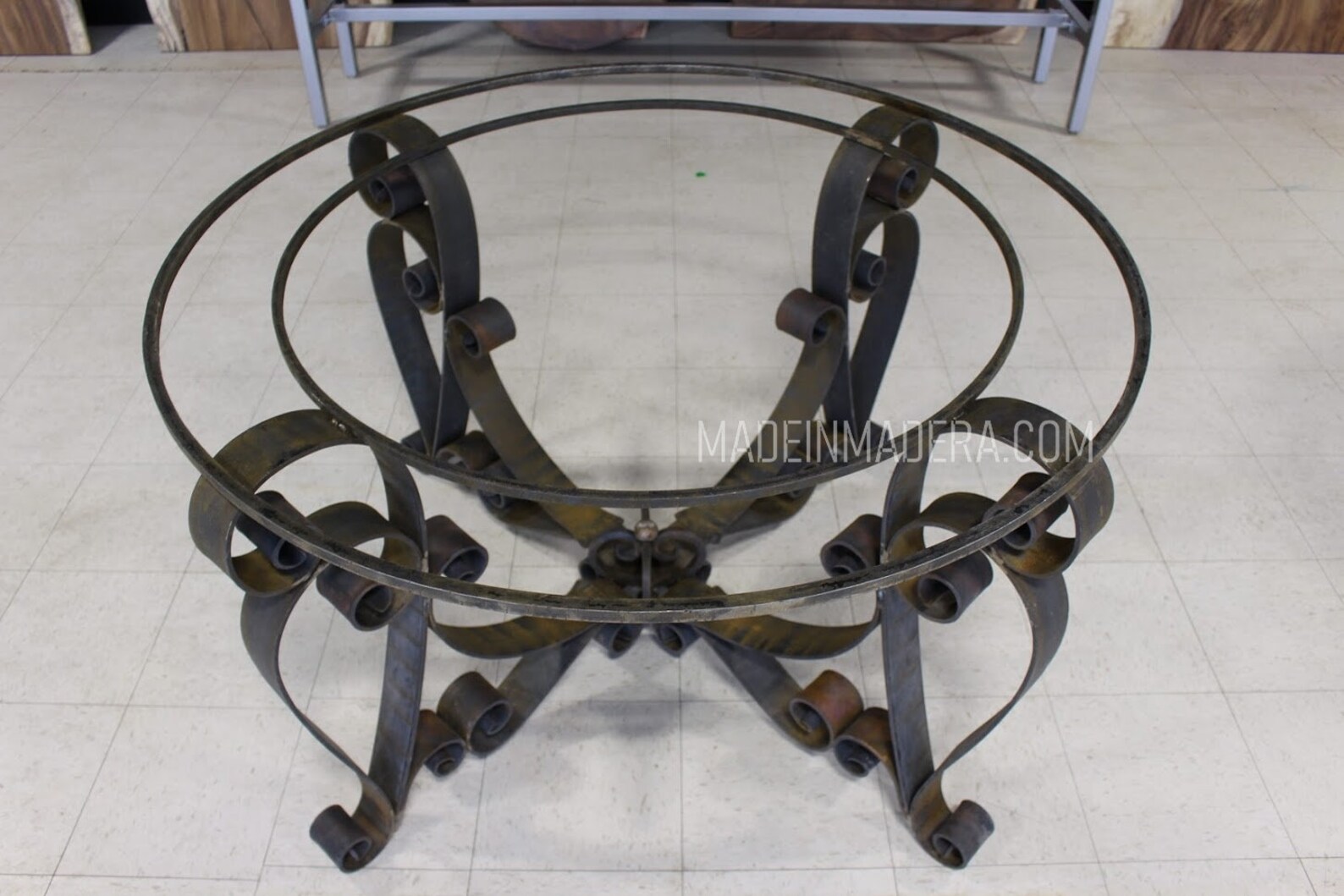 Custom forged-iron Table Bases Wrought Iron Table Base Desk - Etsy