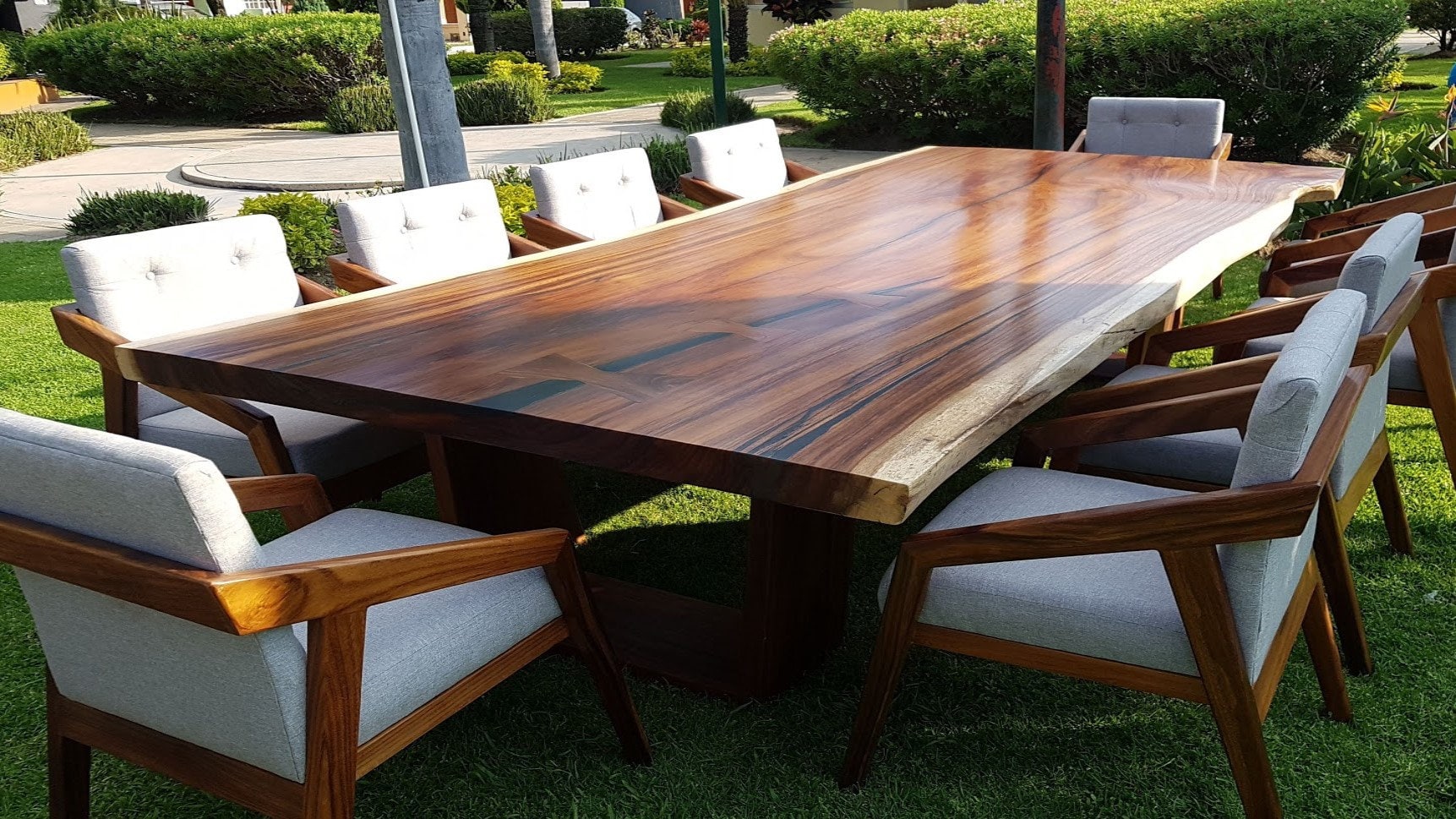 Silla moderna silla contemporánea silla parota de madera | Etsy