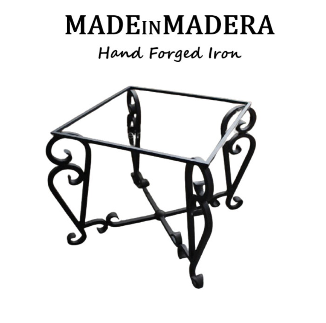 Custom Forged Iron Dining Table Bases, Wrought Iron Table Base, Desk ...