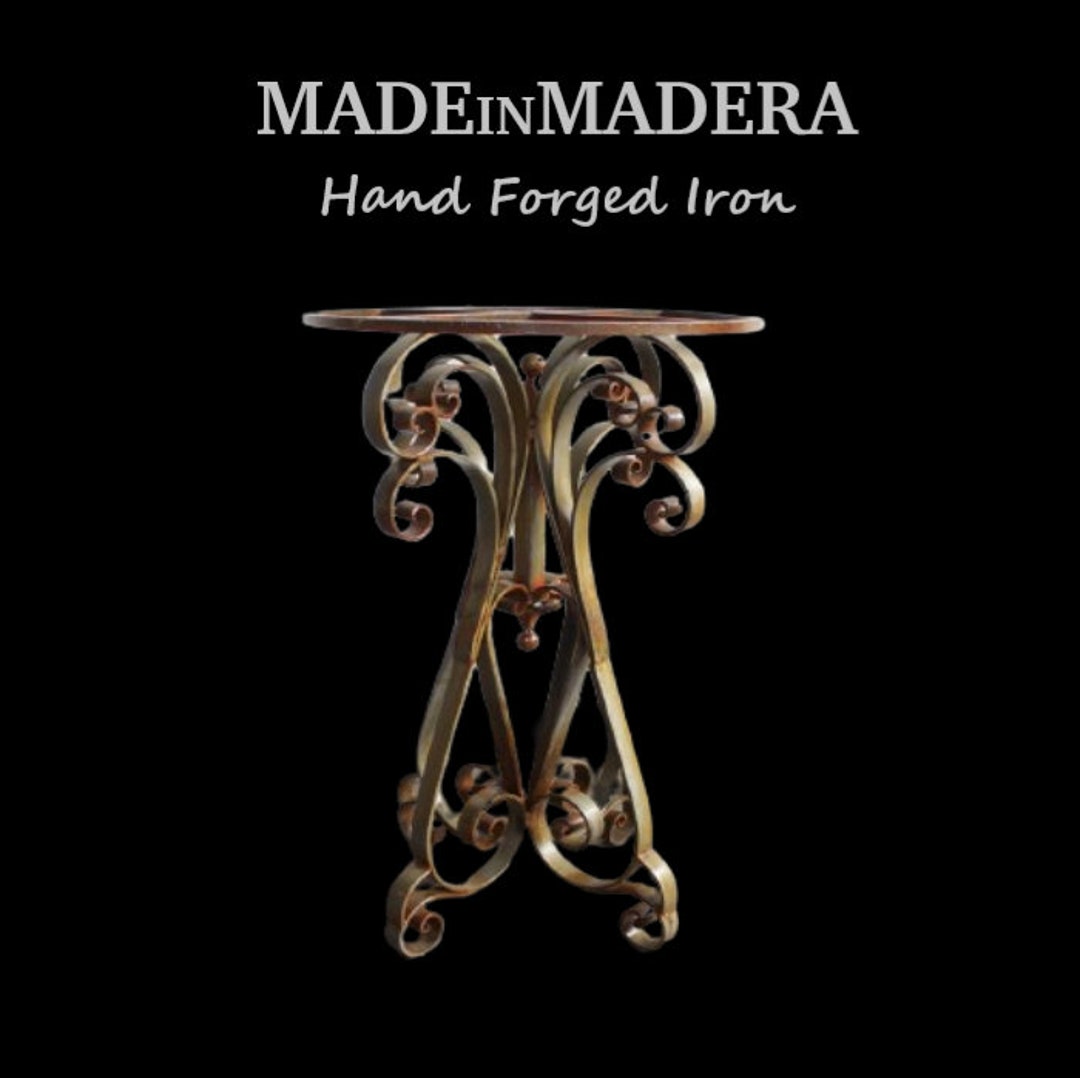 Forged Iron Table Bases, Wrought Iron Table Base, Custom Iron Table ...