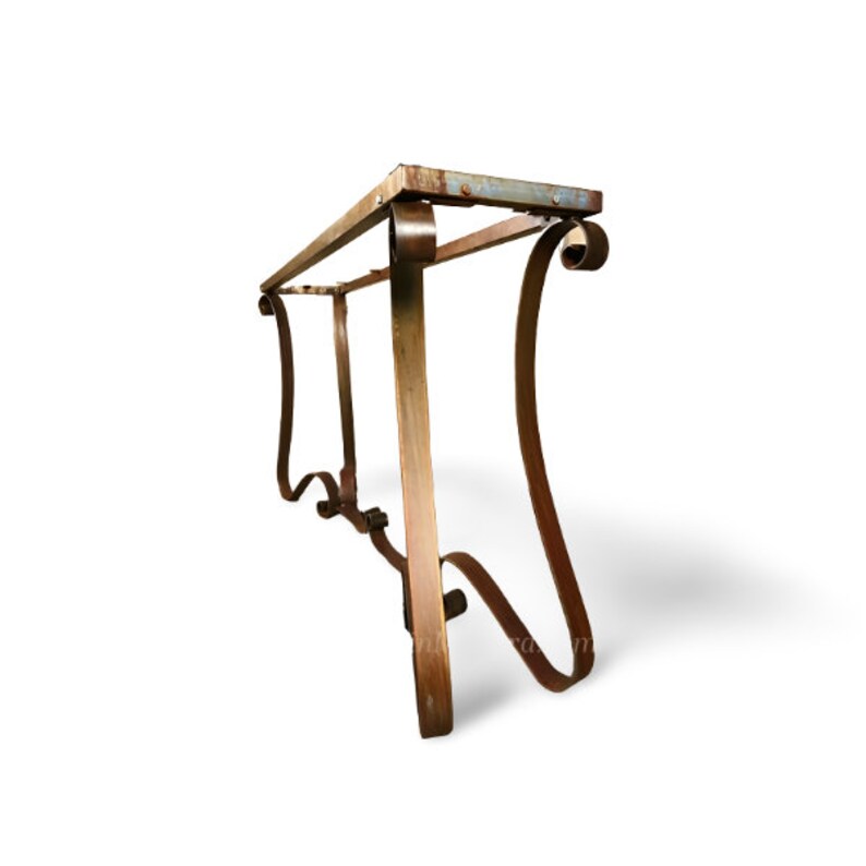 Iron Bases for Heavy Slabs | Wrought Iron Base | Table Base | Wrought ...