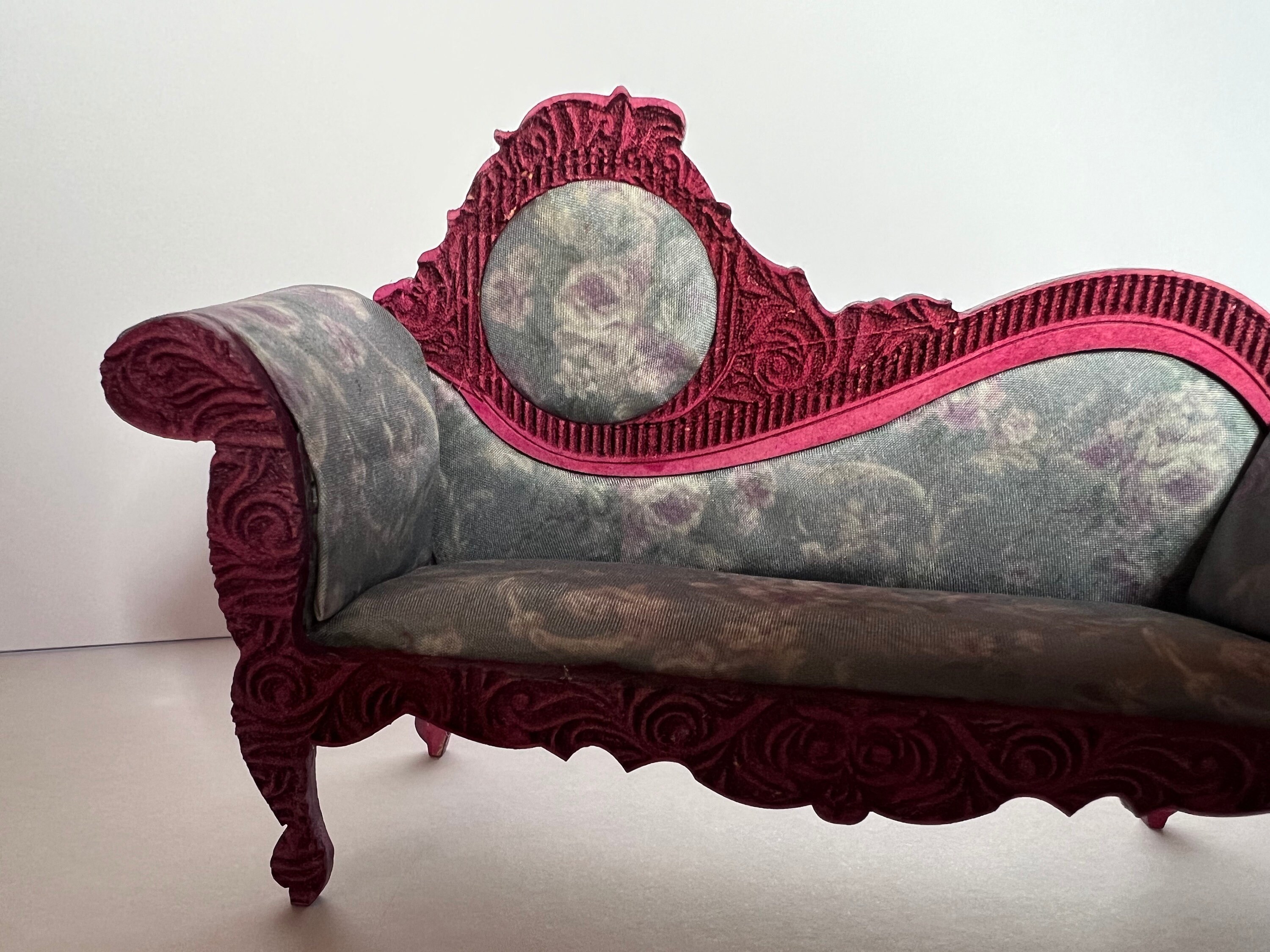 Miniature Sofa 1/12 Scale, DIY, Made in Australia, Dollhouse , Kit - Etsy