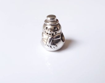 Pandora Snowman Charm - Etsy
