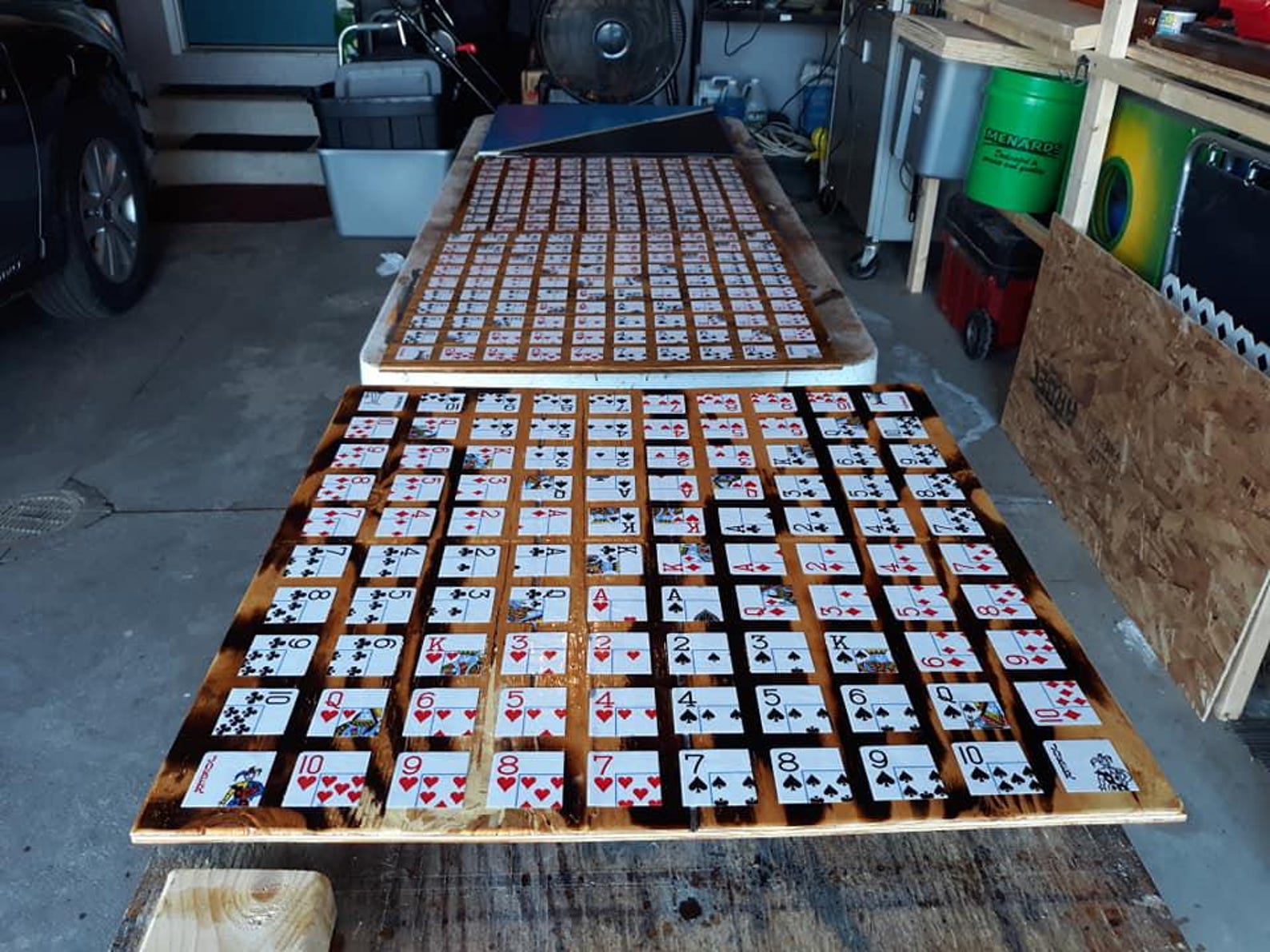 Handmade Wood Burned Sequence Game Board: 24-inch Square - Etsy